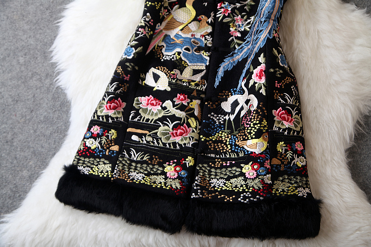 Qiu Dong Outfit To Restore Ancient Ways About Embroidery Rabbit Wool ...